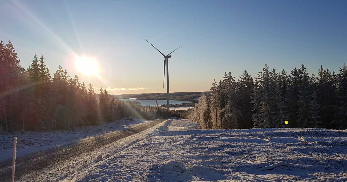 Start of power production at Nysäter Onshore Wind Farm in Sweden